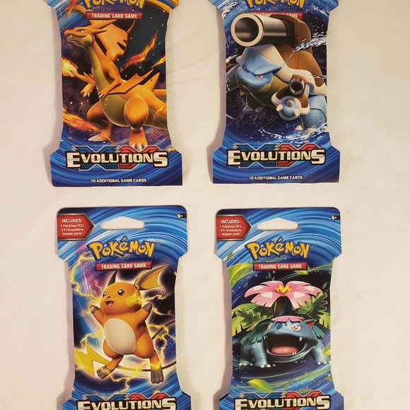 Pokemon | Toys | Pokemon Xy Evolutions Booster Packs | Poshmark